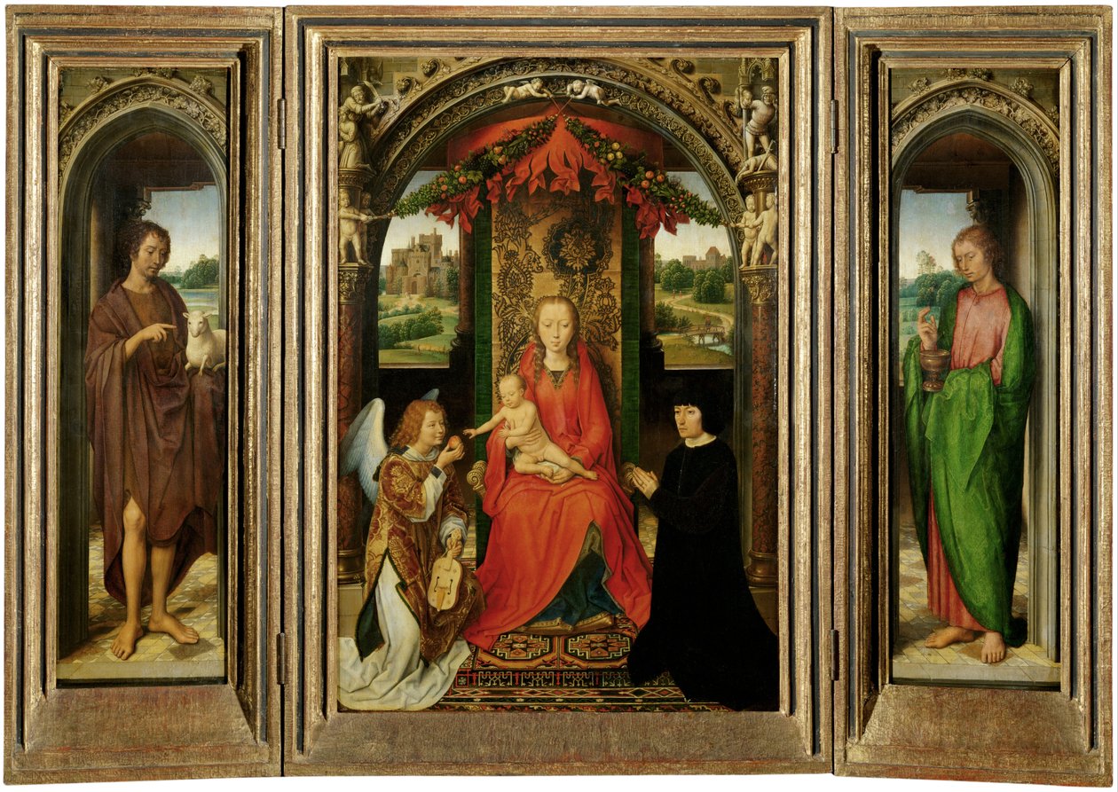 Petit triptyque de Saint Jean-Baptiste | Hans Memling